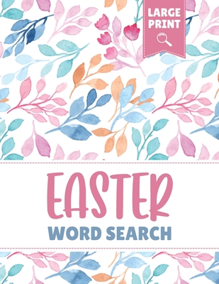 Easter Word Search Large Print: Spring Word Search Puzzle Book To Play ...