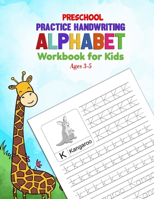 Preschool Practice Handwriting Alphabet Workbook for Kids Ages 3-5 ...