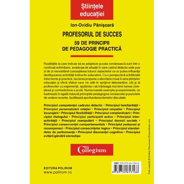 Profesorul de succes - Ion-Ovidiu Panisoara - 9734613168 - Libris