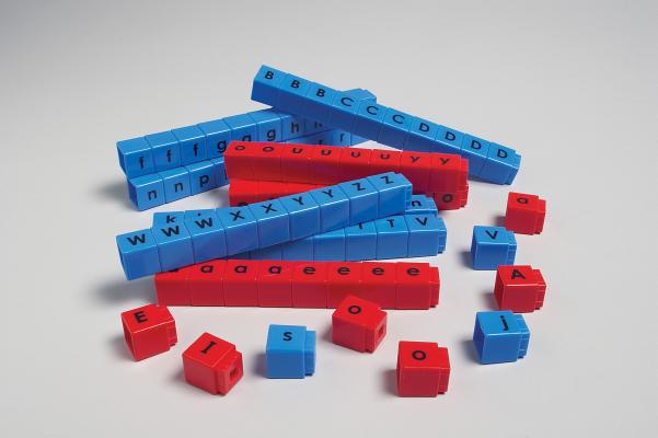 Unifix Letter Cubes: Consonant-Vowel-Consonant Set - Didax - Libris