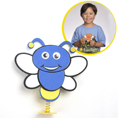 Vacation Bible School (Vbs) 2024 Camp Firelight Firefly Jump-Up Craft ...